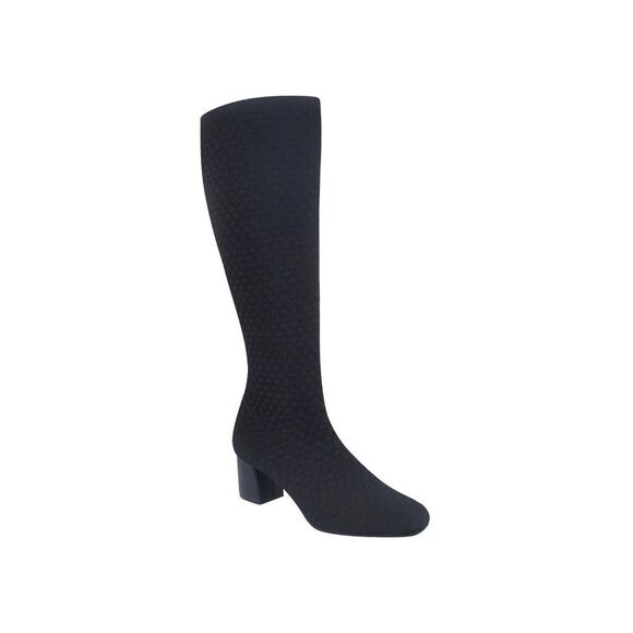 Impo | Shoes | Impo Womens Black Diamond Quilt Jenner Square Toe Block ...